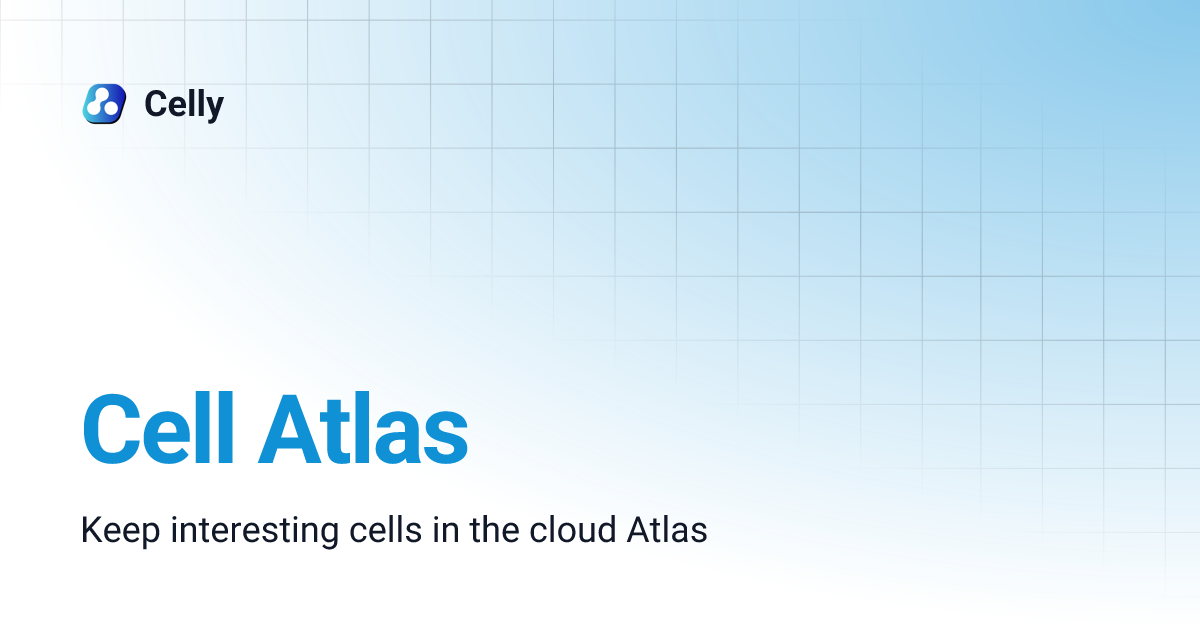 Cell Atlas | Celly